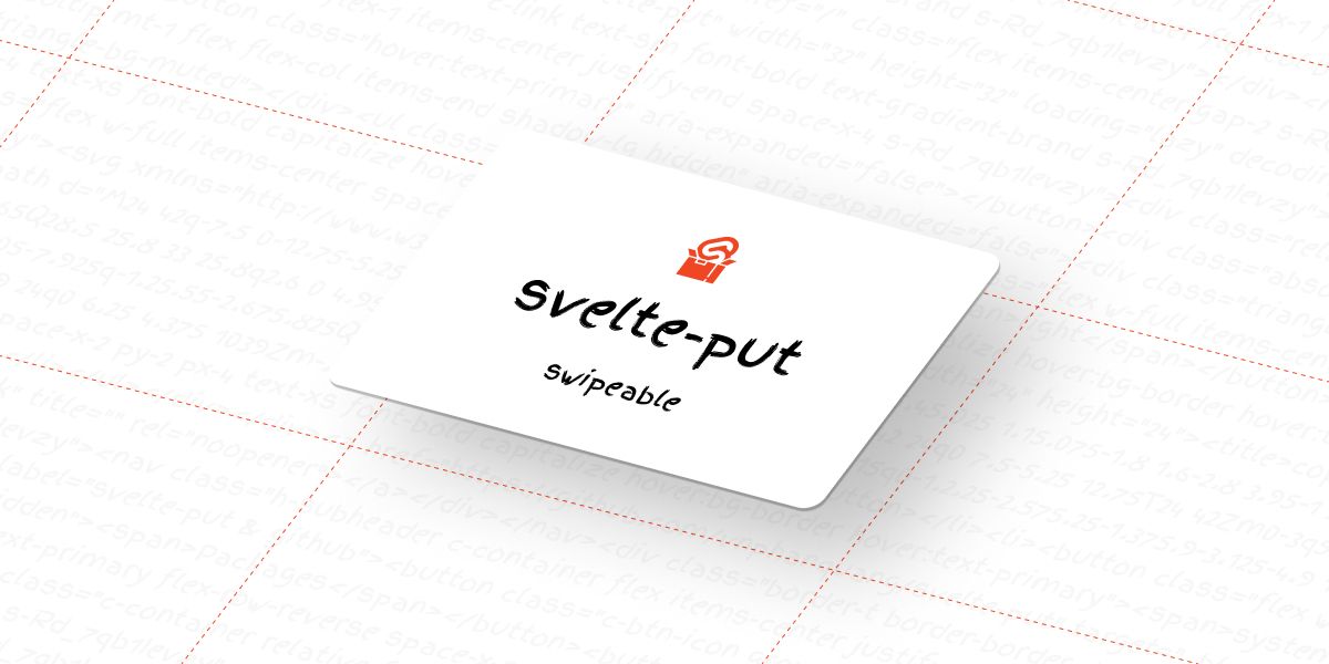 swipeable | @svelte-put