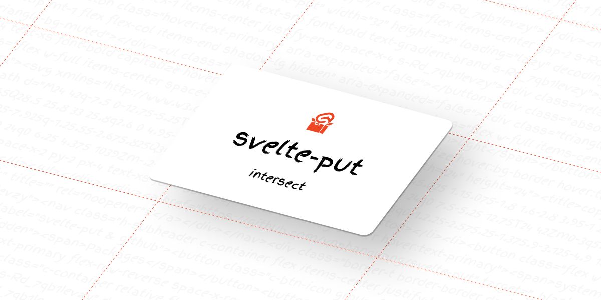 intersect | @svelte-put
